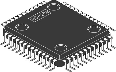 High Quality Microcontroller Graphic For Circuit Design Modern
