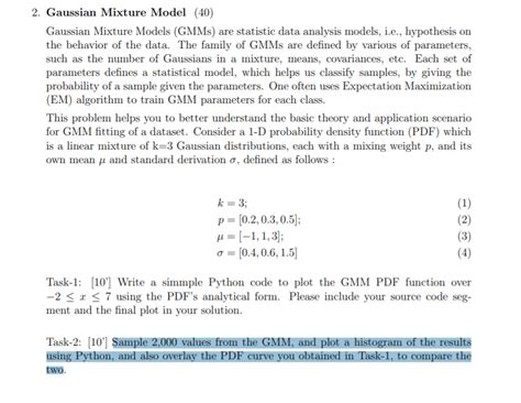 2 Gaussian Mixture Model 40 Gaussian Mixture