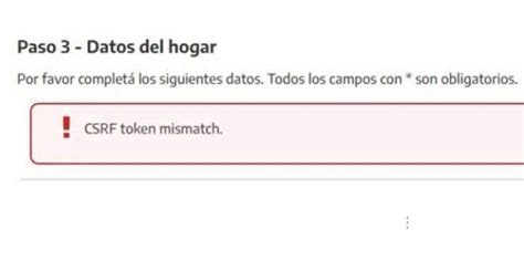 Error En El Formulario Csrf Token Mismatch Info Tramite