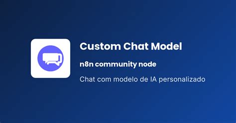 Custom Chat Model N8n Community Node Ncnodes