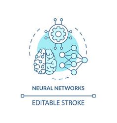 Abstract Shape Similar To Neural Networks Spider Vector Image