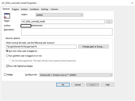 powershell script not running as scheduled task error code 0x1