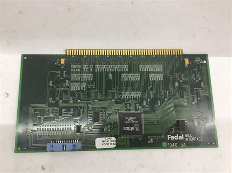 Fadal 1040 3a Mill Interface Circuit Board Bme Bearings And Surplus
