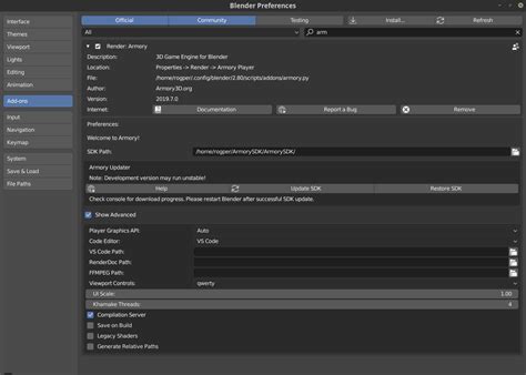 Permission Error Reports On Linux Mint 191 And Skd 20197 General Armory 3d