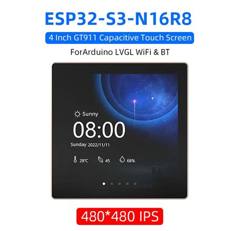 esp32 s3 for arduino lvgl wifi bluetooth development board 86 box 4 0 inch smart display