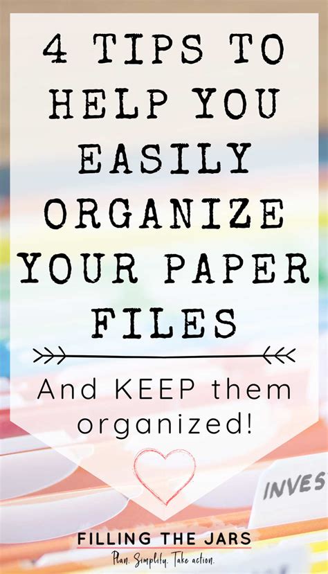 The Best Way To Organize Paper Files 4 Tips For Organizing Files At