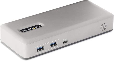 Amazon Com StarTech Com Dual Monitor USB C Docking Station DisplayPort HDMI Or VGA Multi