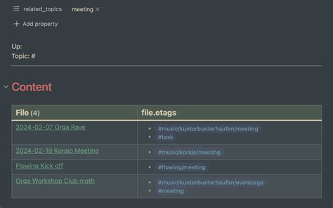 looping in a dataview query help obsidian forum