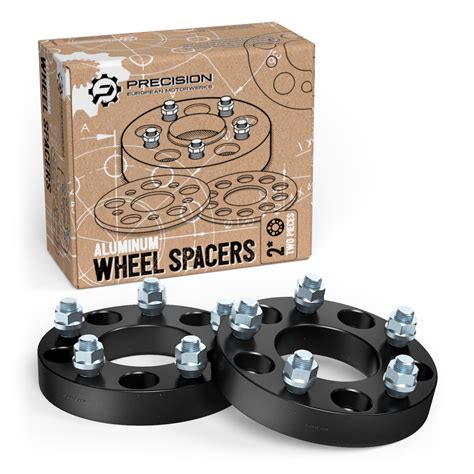 1 5x1143 Hubcentric Black Wheel Spacers For Mustang Gt500 Shelby
