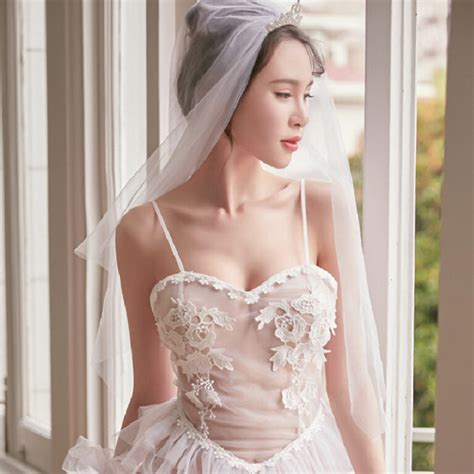 Womens Mesh See Through Bridal Dress Back Strap Sexy Lingerie Persix