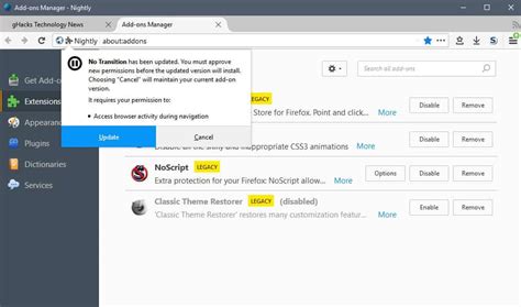 Firefox Manifest Json Permissions Infoupdate Org
