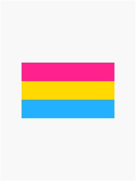 Pansexual Flag Sticker For Sale By Fjmg Redbubble