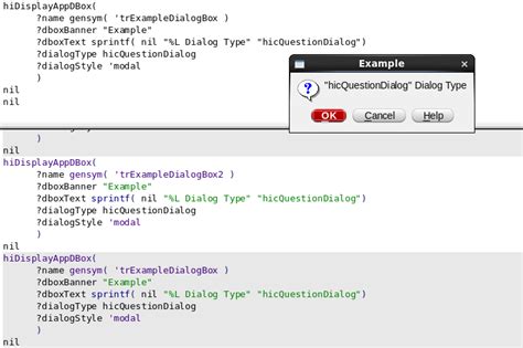 Modal Dialog Boxes From Within A Skill File Custom Ic Skill