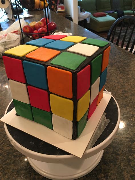 Rubics Cube Cake Cube Cake Rubiks Cube Cake Cube