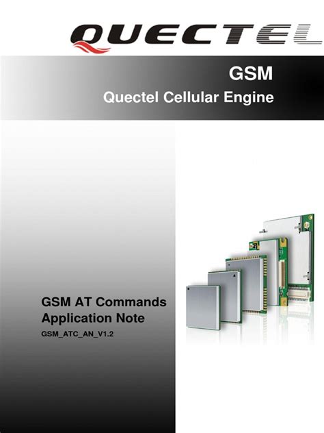 Quectel Cellular Engine Gsm At Commands Application Note Pdf Personal Identification Number