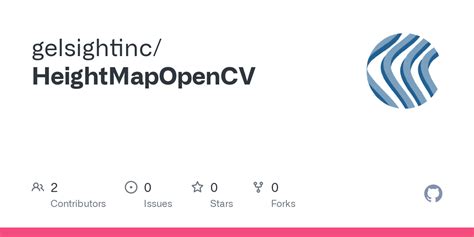 GitHub Gelsightinc HeightMapOpenCV