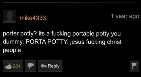Porter Potty R Pornhubcomments