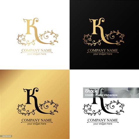 프리미엄 벡터 K 로고 몬노그램 레터링 엘리트 회사를 브랜딩하기 위한 개인 로고 또는 사인 0명에 대한 스톡 벡터 아트 및 기타 이미지 Istock