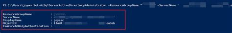 Set Azuresqlserveractivedirecoty Admin To Adgroup In Azure Sqlsever Using Azure Powershell