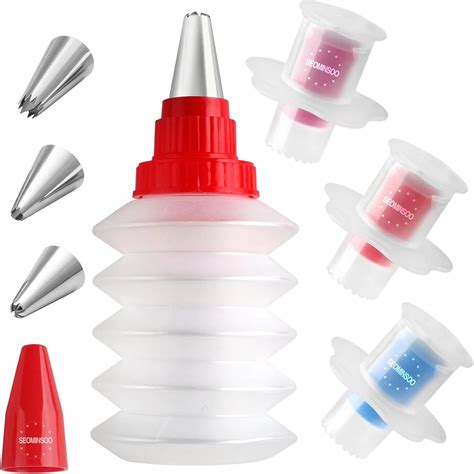 3pcs Plastic Cake Core Remover Cupcake Plunger Cutter