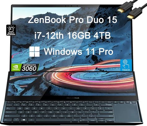 Buy ASUS ZenBook Pro Duo UX FHD OLED Touchscreen Intel Core I H GB
