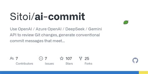 Github Sitoiai Commit Use Openai Azure Openai Deepseek Gemini Api To Review Git