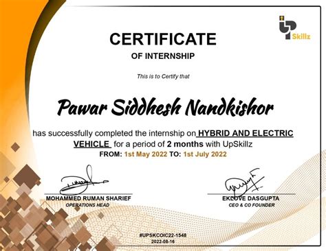 Siddhesh Pawar On Linkedin I Am Thrilled To Share That I Have Successfully Completed A 2 Month