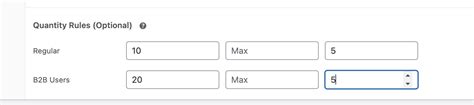 Quantity Rules Min Max Step On Product Page B BKing