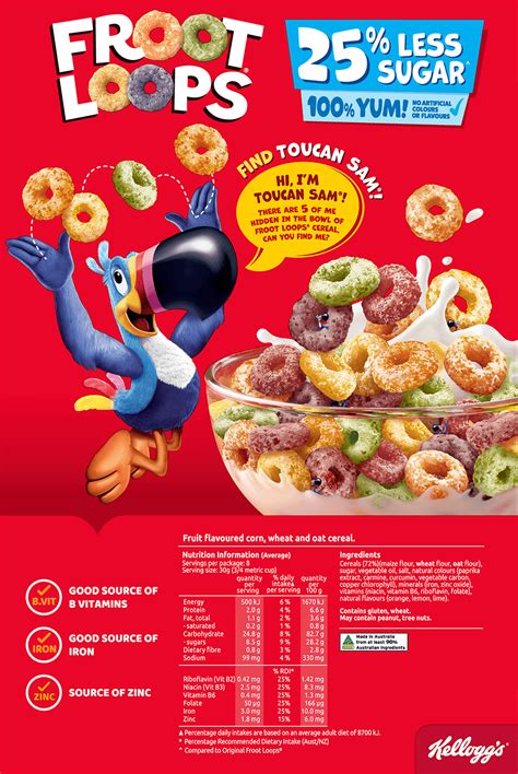 Froot Loops Nutrition Kelloggs Krave Double Chocolate Brownie Batter