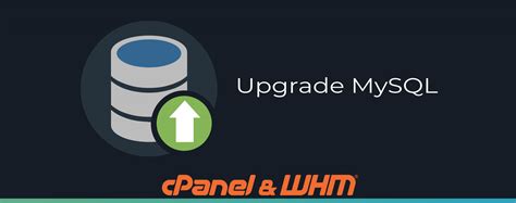 Cpanel Upgrading MySQL Or MariaDB CPanel Blog BEK Server Web Services