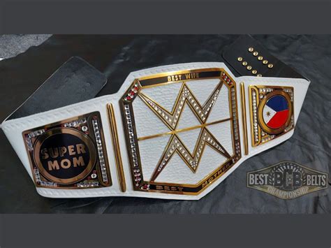 Worlds Best Wife And Mother Championship Belt Custom T