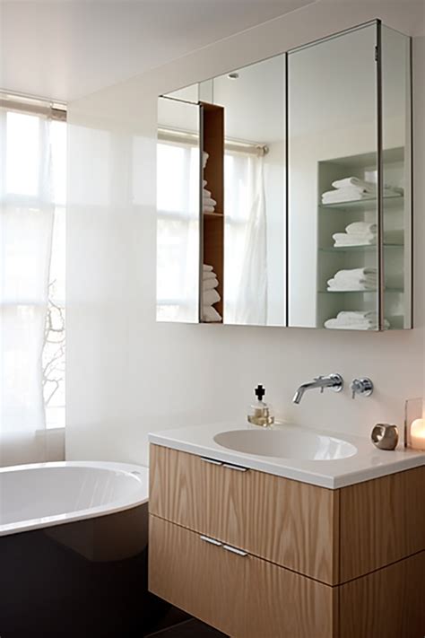 욕조와 세면대 위에 물결 모양의 거울이 있는 현대적인 욕실 배경 배경 화면 및 일러스트 무료 다운로드 Pngtree