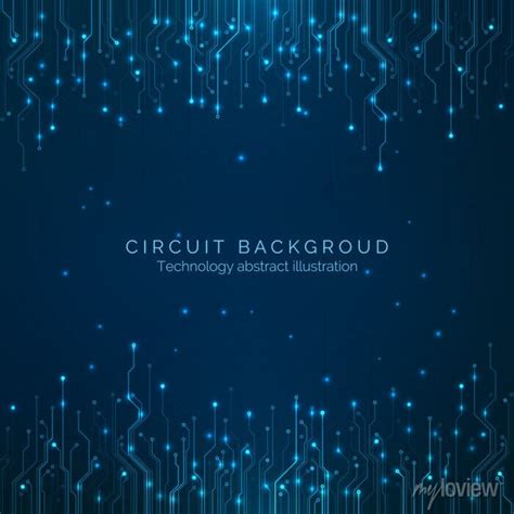 Abstract Computer Technology Background