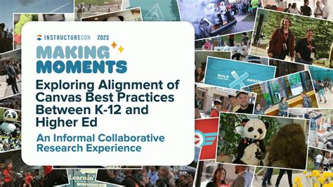 Exploring Alignment Of Canvas Best Practices Between K 12 And Higher Ed Instructure