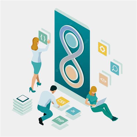 Premium Vector Isometric Technology Process Of Software Development