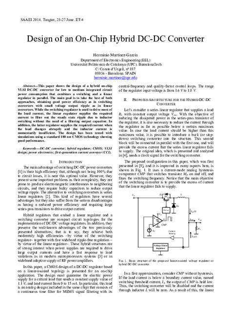 Pdf Design Of An On Chip Hybrid Dcdc Converter Herminio Martinez Garcia