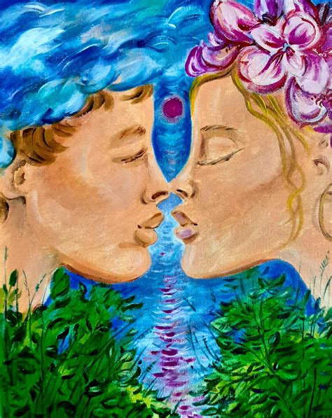 Elva Polyakova First Kiss Kopen Bied Vanaf 175 Kunstveiling Nl