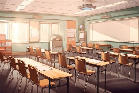 Empty Classroom Background Stock Illustrations 17744 Empty Classroom