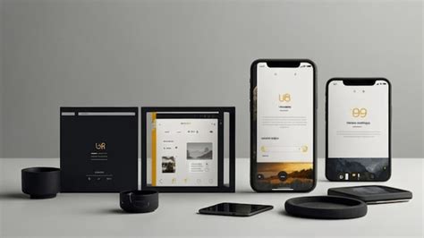 Mobile App Interface Design Showcase Premium Ai Generated Image
