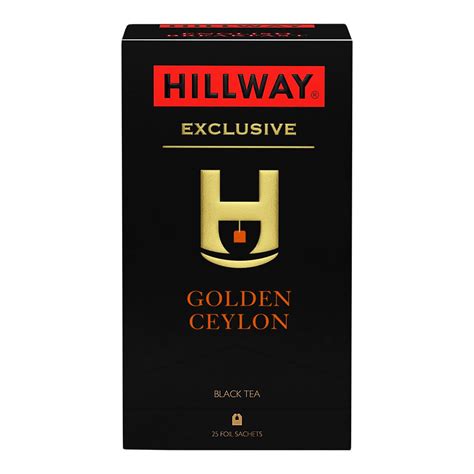 Черный чай Hillway Golden Ceylon Exclusive 25 пак. - Феофановская
