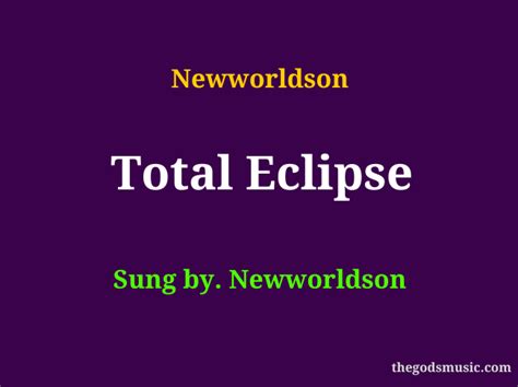 Total Eclipse Christian Song Lyrics