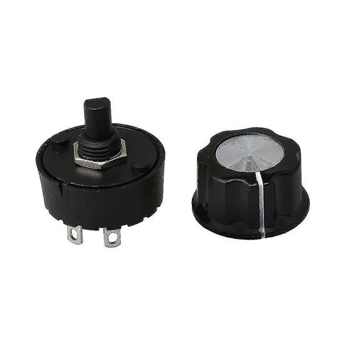 Selector Rotary Switch With Rotate Knob 2 Positions Mixer Juicer Switch