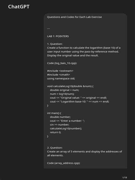 Chatgpt Pdf Pointer Computer Programming Software Development