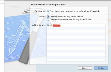 Objective C Unable To Add The File Ios Application Bundle Stack