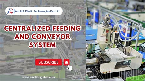 Automated Centralized Feeding System In An Injection Molding Factory