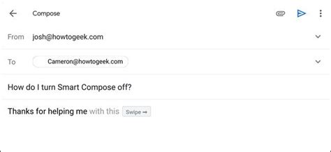 How To Turn Off Gmail S Smart Compose On Android
