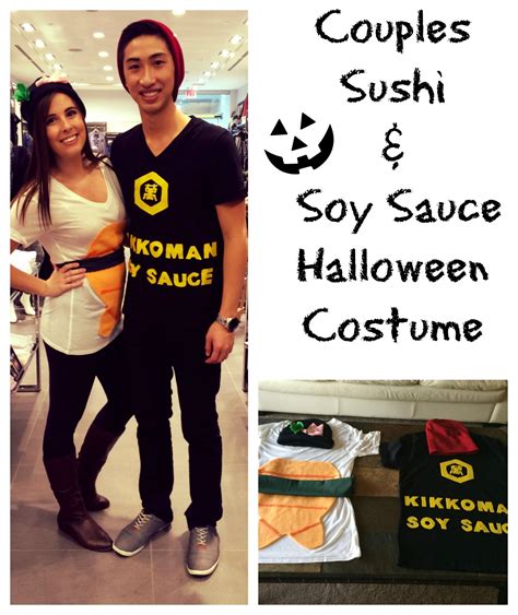 Couples Sushi And Soy Sauce Halloween Costume Super Fun And Easy Costume
