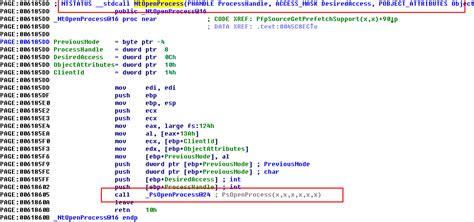 详述OpenProcess获取句柄的流程