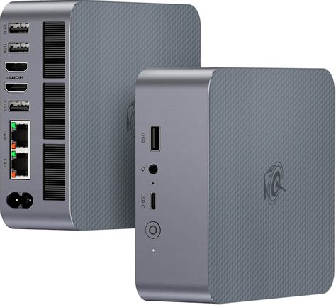 Amazon Com Beelink Eqr Dual Lan Mini Pc Amd Ryzen Pro U Gb Ddr Gb Pcie Ssd Amd