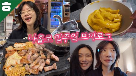 양평에서 일주일 나홀로 집에 브이로그 Youtube